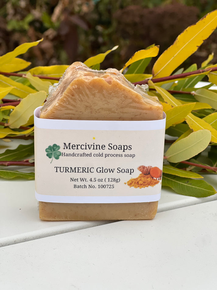 Turmeric Glow Soap with Goat Milk – Mercivine Soaps